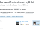 Angular Quick Answer Difference Between Constructor And Ngoninit